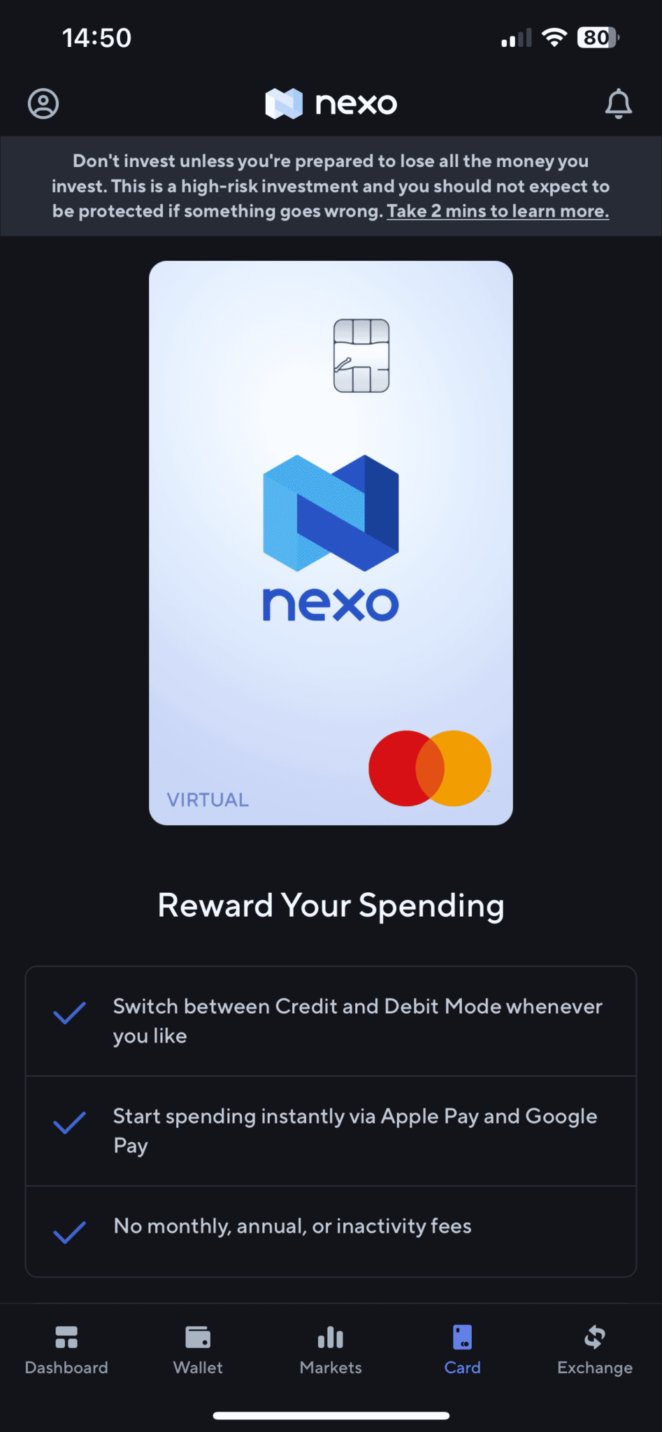 Nexo Card Review: Pros & Cons, Benefits, Tiers, Fees, & Alternative